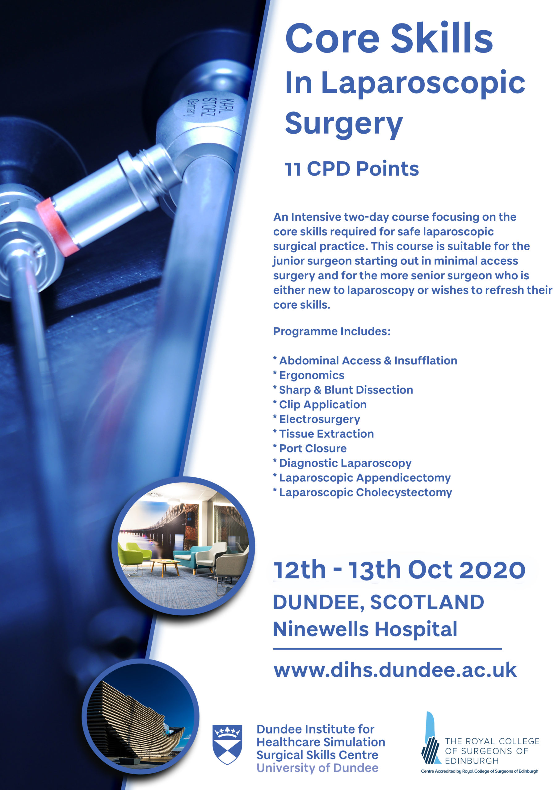 Core Skills in Laparoscopic Surgery Course – 12th – 13th October 2020 ...