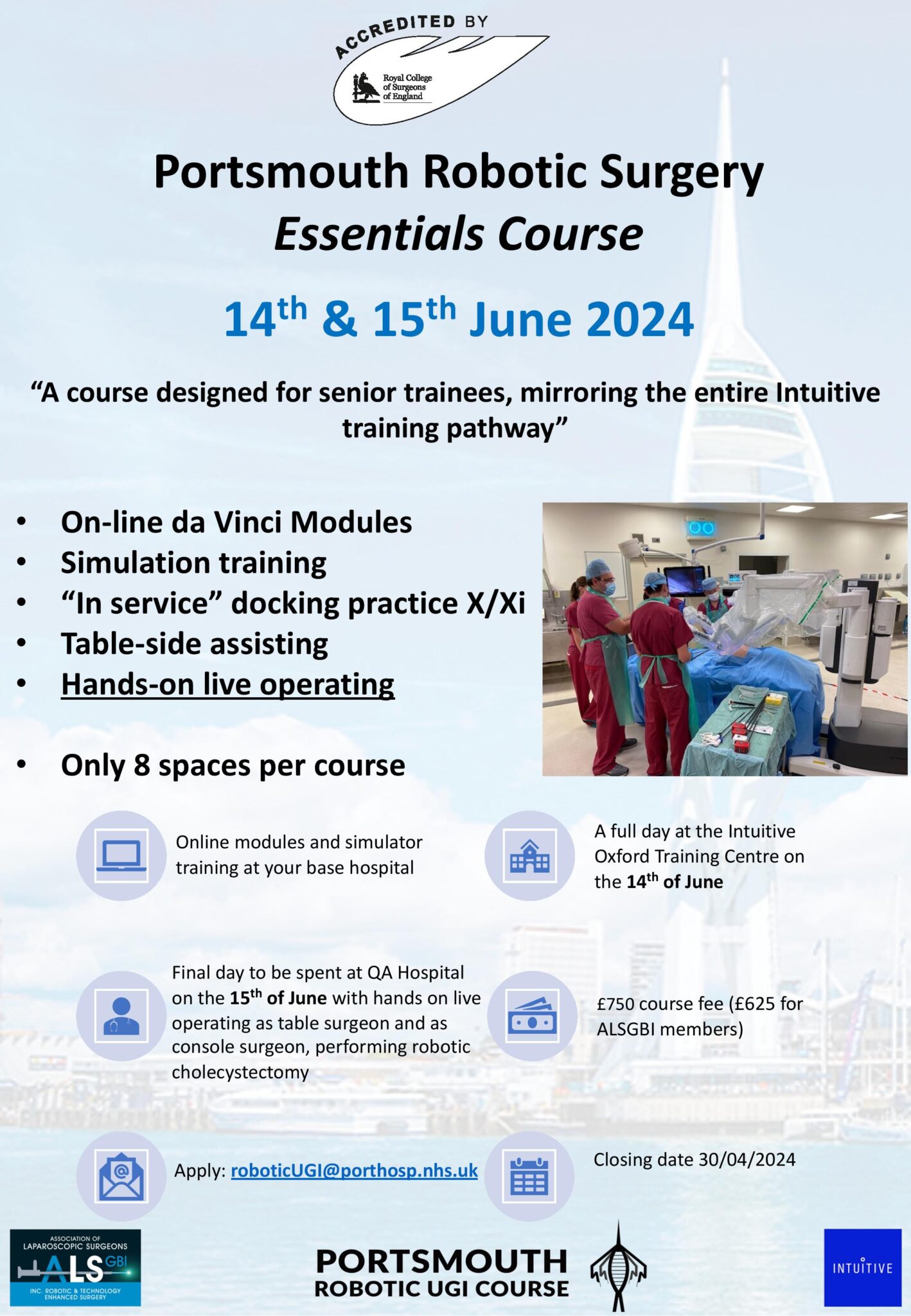 Portsmouth Robotic Surgery Essentials course - 14th & 15th June 2024 ...